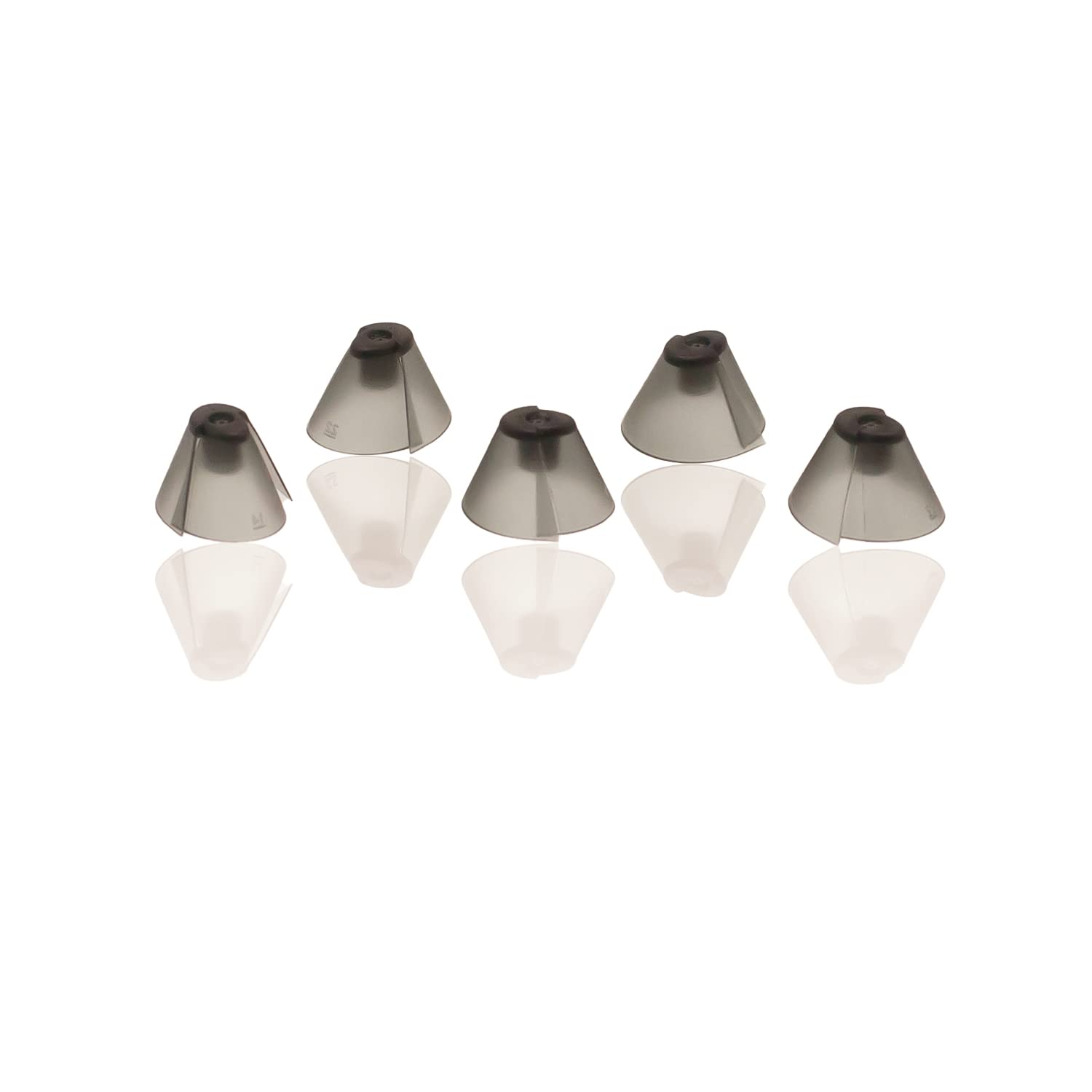 GN Resound Sure Fit Hearing Aid Standard Receiver Tulip Domes Dark Gra ...